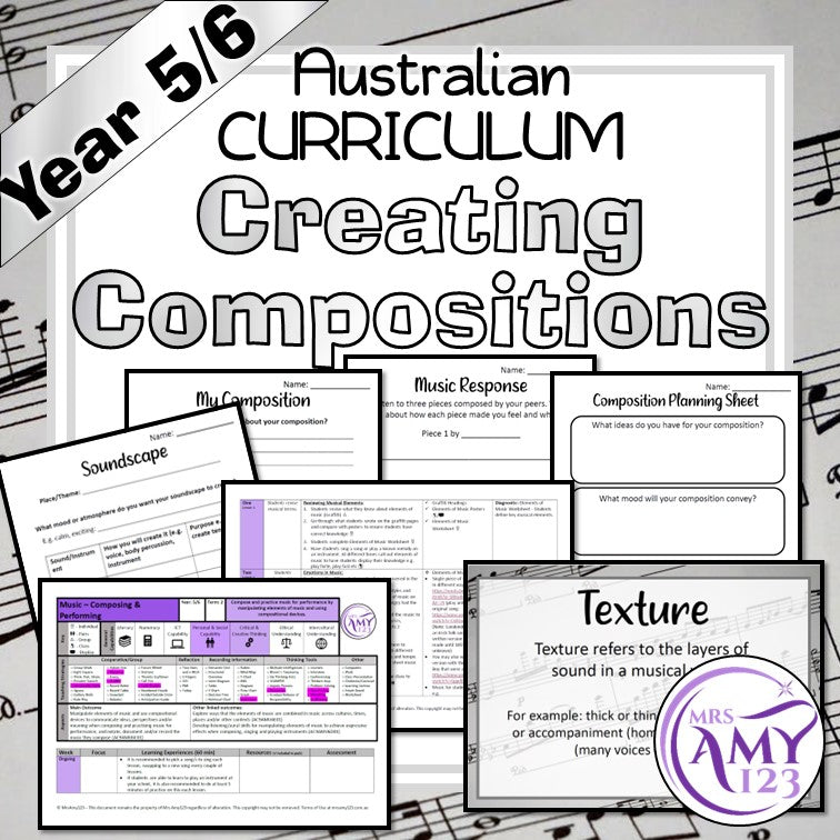 Year 5 & 6 Music - Composing & Performing Unit - Australian Curriculum