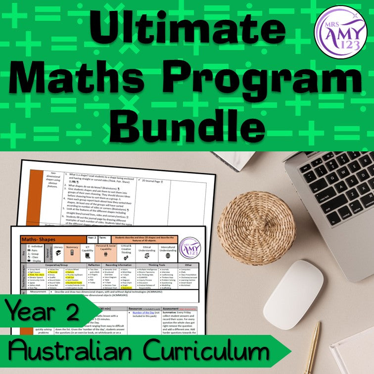 Year 2 Ultimate Maths Program Bundle - Australian Curriculum