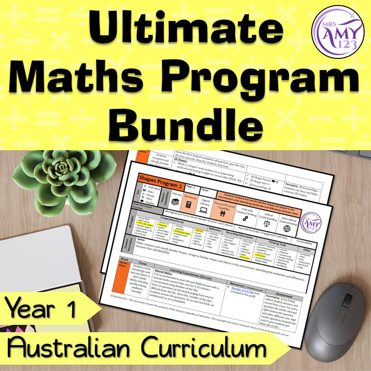 Ultimate Year 1 Maths Bundle - Australian Curriculum