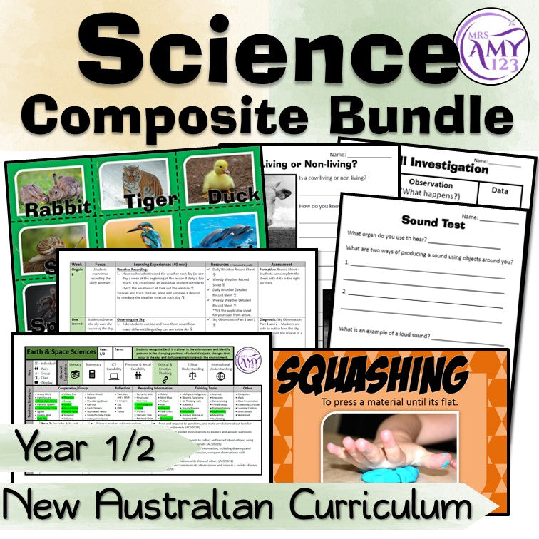 Year 1 & 2 Composite Science Units - Australian Curriculum