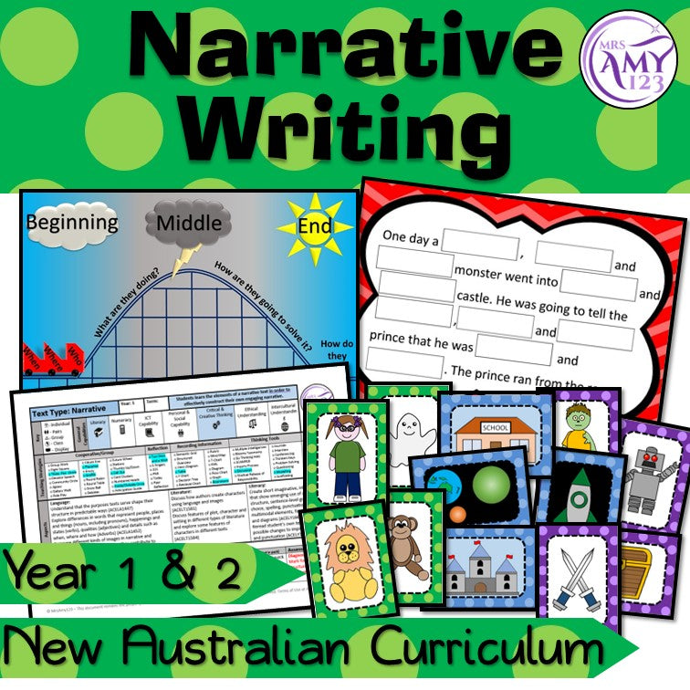 Year 1 & 2 English - Narrative Writing Unit - Australian Curriculum