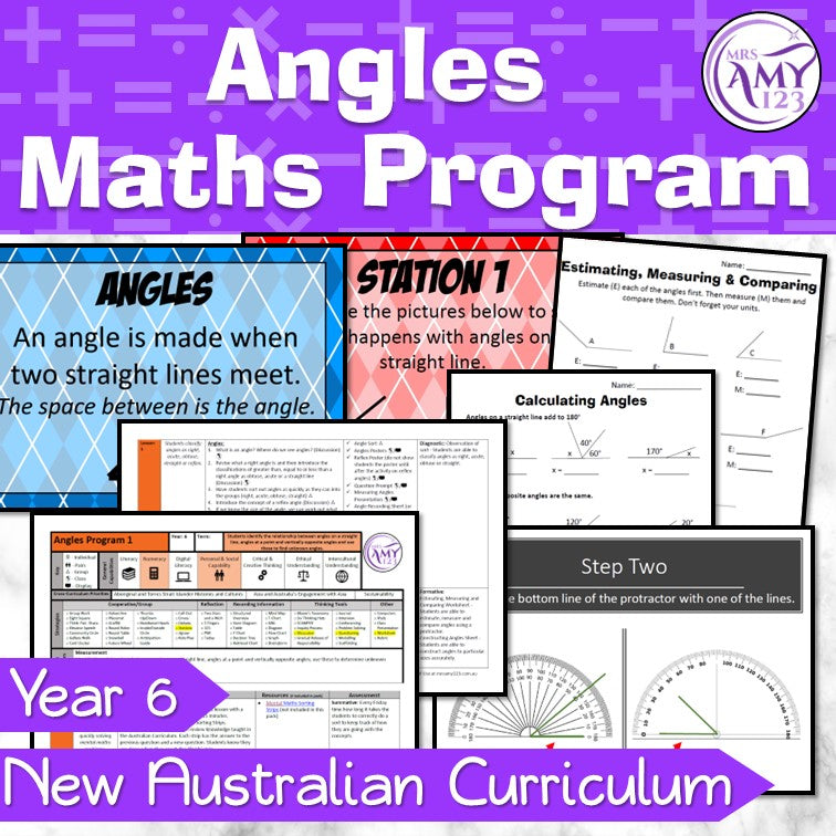 Year 6 Maths - Angles Program - Australian Curriculum