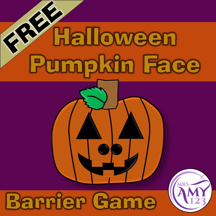 Halloween Pumpkin Face Barrier Game