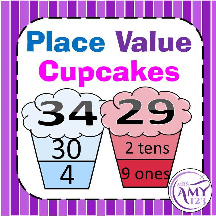 Place Value Cupcakes Activity - Tens and Ones