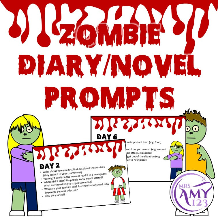 Zombie Writing Prompts - Perfect for Halloween!