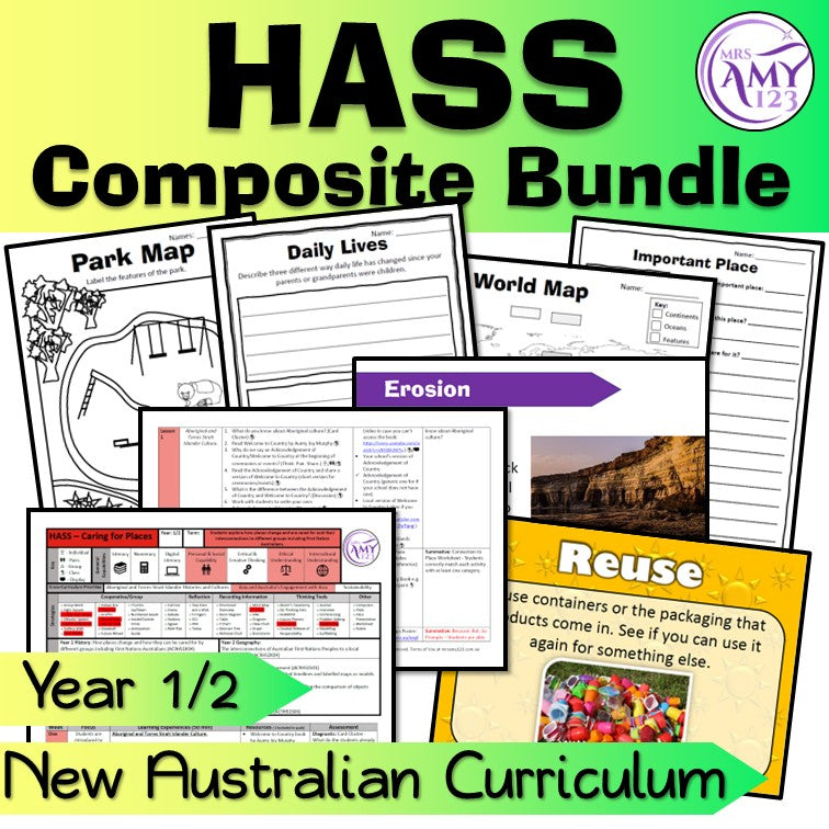 Year 1 & 2 Composite HASS Units - Australian Curriculum