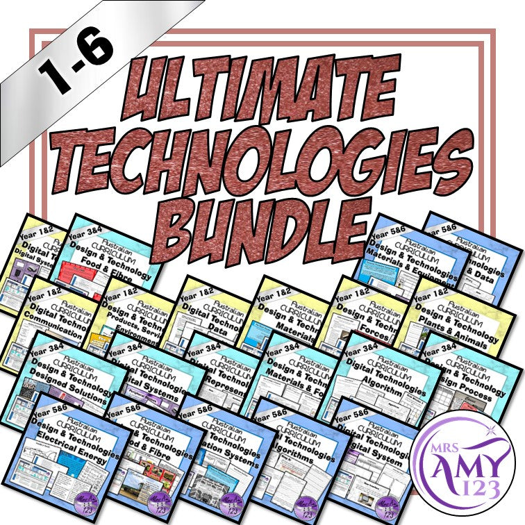 Technologies Ultimate Subject Bundle - Australian Curriculum