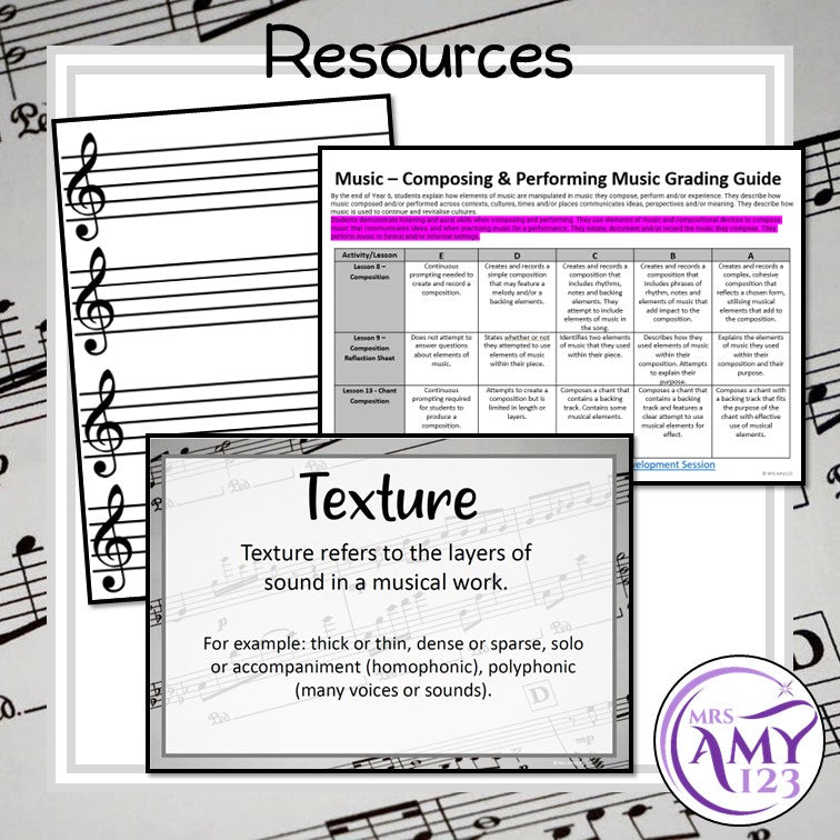 Year 5 & 6 Music - Composing & Performing Unit - Australian Curriculum