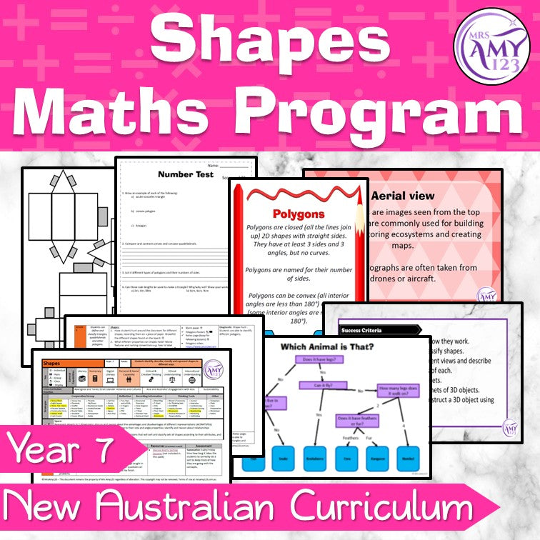 Year 7 Maths - Shapes Program - Australian Curriculum
