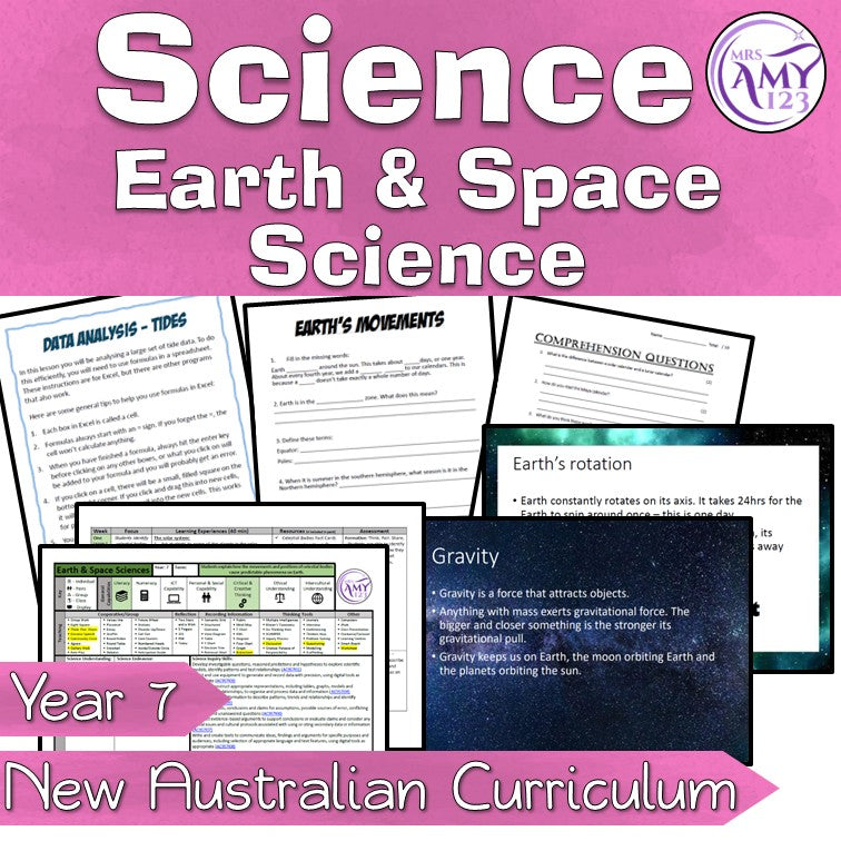Year 7 Science - Earth and Space Science Unit - Australian Curriculum