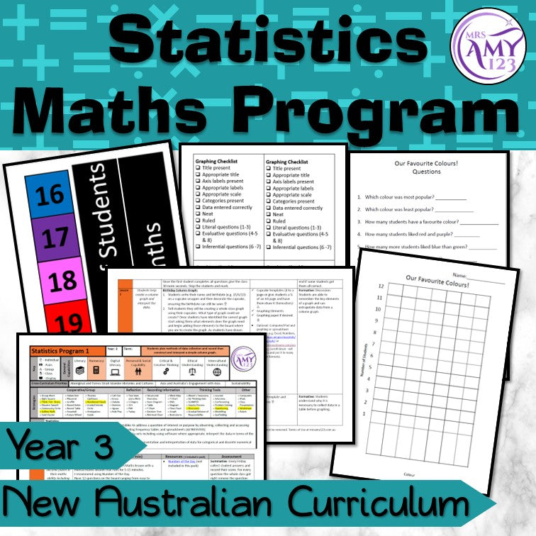 Year 3 Maths - Statistics Program - Australian Curriculum