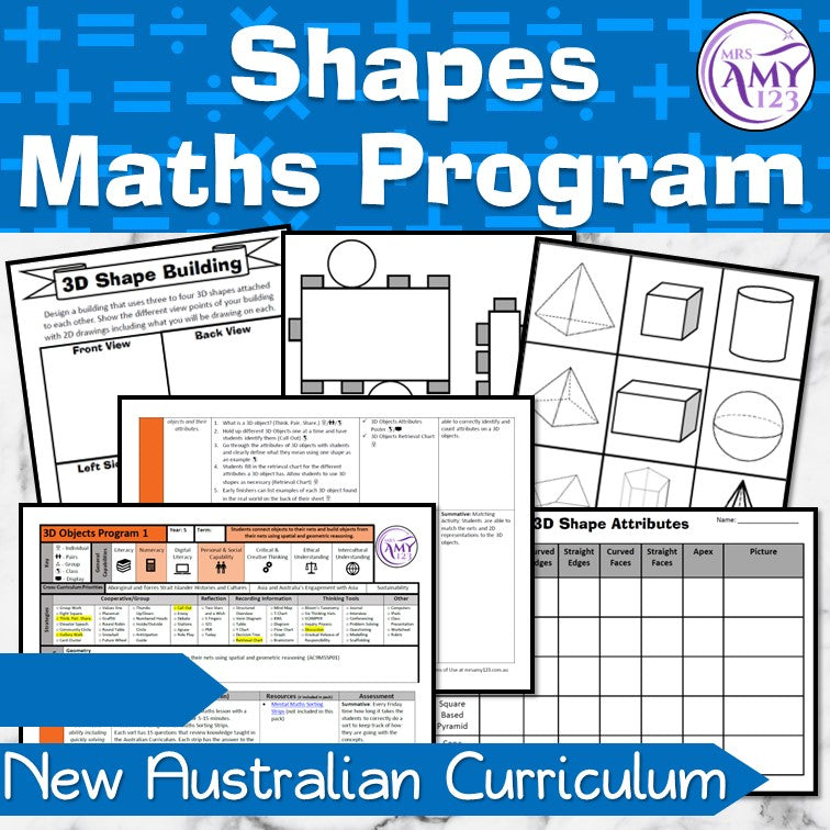 Year 5 Maths - Shape Program - Australian Curriculum