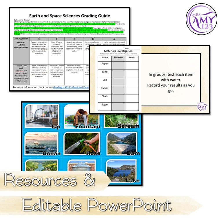 Year 1 Science - Earth & Space Science Unit - WA Curriculum
