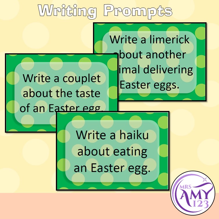 Easter Poetry Writing - Prompts, Templates and Rubric!