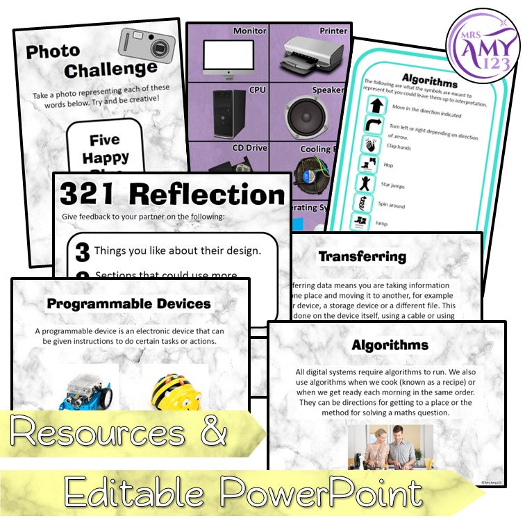 Australian Curriculum Year 1 & 2 Digital Technologies Digital Systems