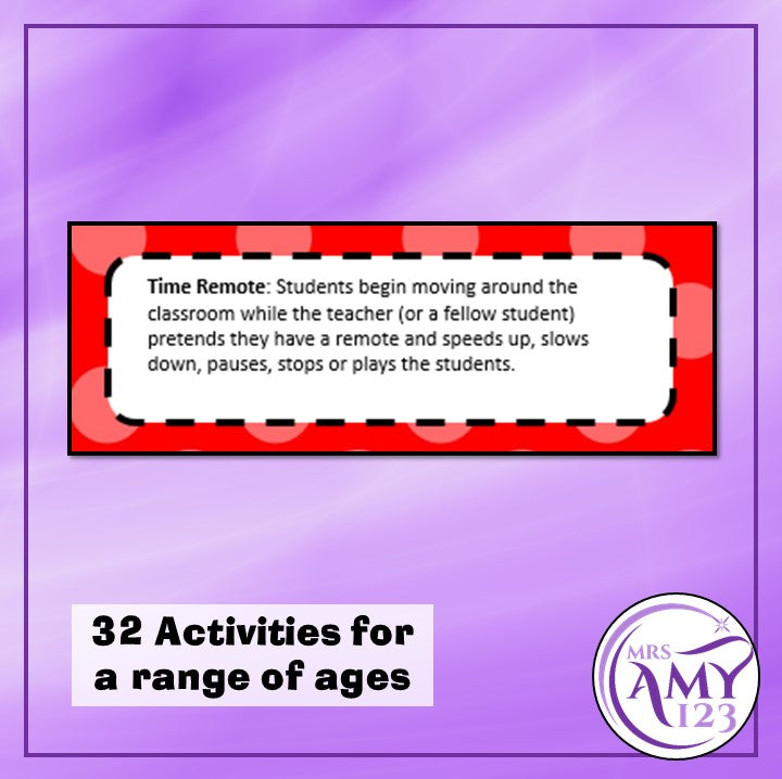 Movement and Voice Drama Activities