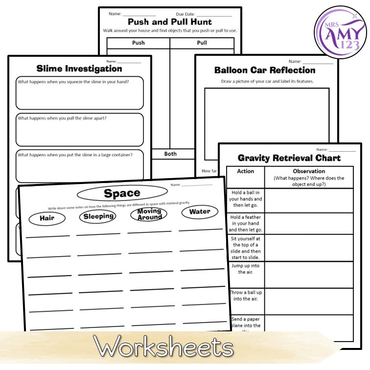 Year 1 Science - Physical Science Unit - Australian Curriculum