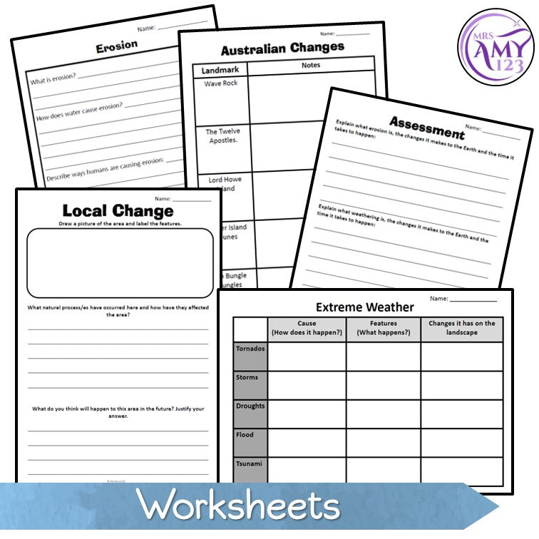 Year 5 Science - Earth & Space Science - Australian Curriculum