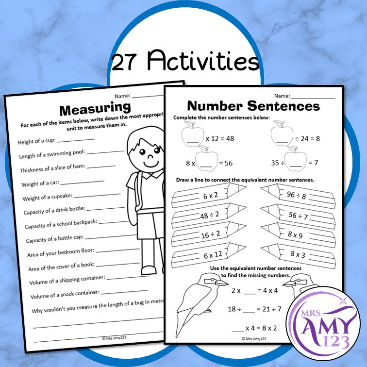 Year 5 Maths - Mathematics Revision - Australian Curriculum