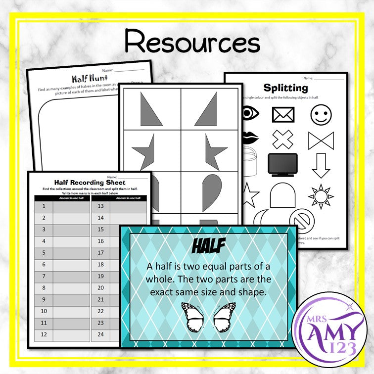 Year 1 Maths - Fractions Program - Australian Curriculum