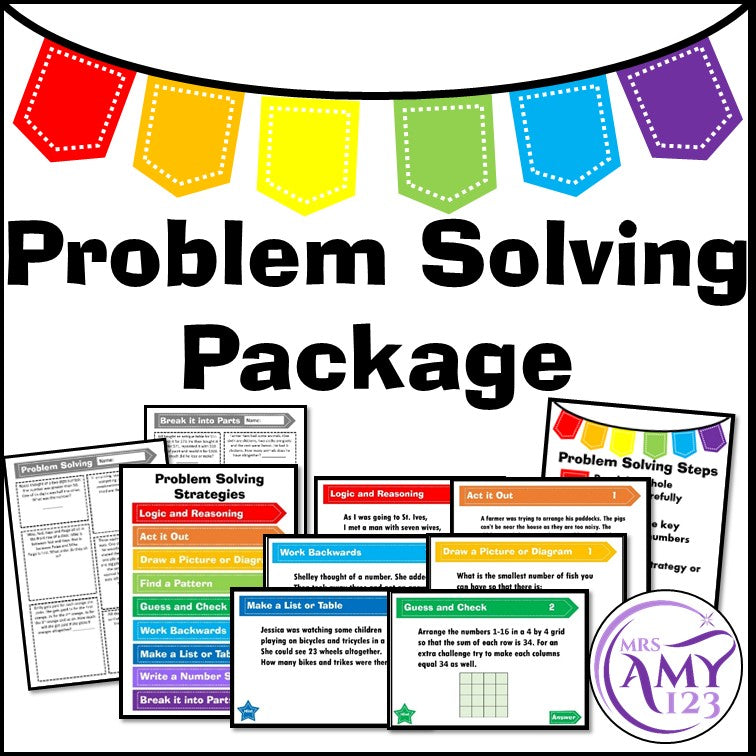 Problem Solving Task Card Bundle
