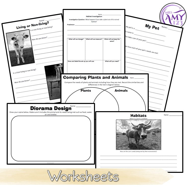 Year 1 Science - Biological Science Unit - Australian Curriculum